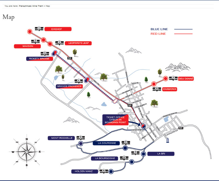 Südafrika | Wein | Franschhoek Wine Tram Hop-on-Hop-off-Tour ...